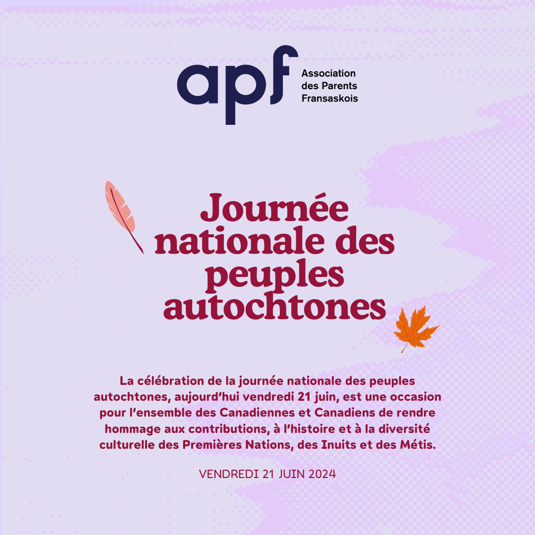 Journée nationale des peuples autochtones - APF